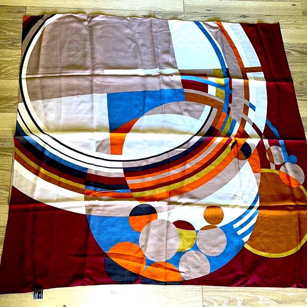 Frank Lloyd Wright Made In Japan Wool Scarf - Gem